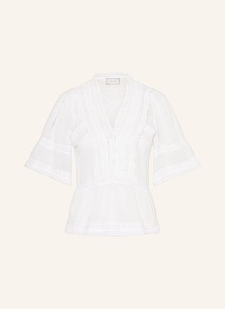 Neo Noir Neo Noir Blusenshirt Evienne Mit R&uuml;schen weiss