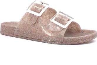 Colors Of California Jelly Bio Glitter mit zwei Schnallen - - Shoes - Damen - Grau - 39 EU
