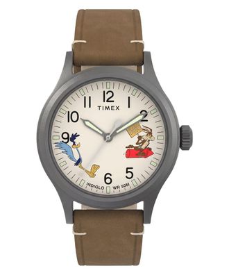 Timex Timex Expedition Scout Looney Tunes Braun Herren Armbanduhr TW2Y99400