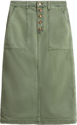 Woolrich Klassischer Midirock - Grün