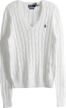 Ralph Lauren Cable-knit V-neck Sweater