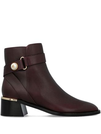Jimmy Choo London bottines Noor 45 mm - DEEP MERLOT