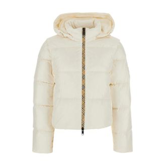 Burberry Doudoune Langdale - Femme - Vestes - Blanc - Taille: 38 FR