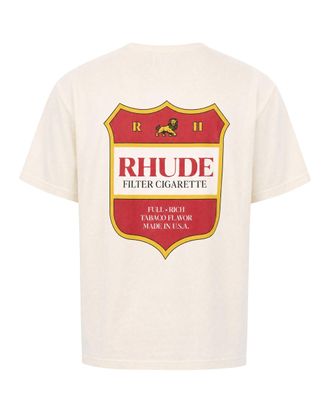 Rhude Oversized Graphic Print T-Shirt - White
