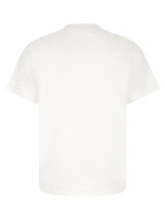 Moncler Logo-Graphic Cotton T-shirt - white
