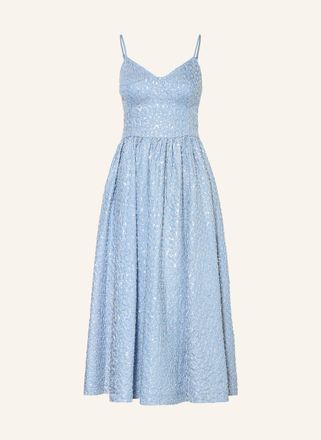 Sandro Sandro Kleid Mit Pailletten Und Schmuckperlen blau