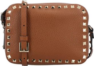 Valentino Garavani Hobo Bags - Rockstud Shoulder Bag - Gr. unisize - in Braun - für Damen