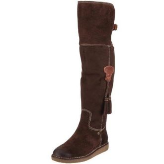 Tommy Jeans Hilfiger Denim FW5FB01462 WATTS 2, Bottes femme - Marron (marron foncé), 36 EU