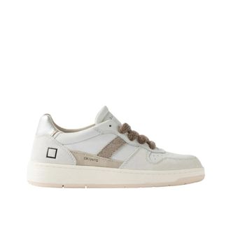 D.A.T.E. D.a.t.e. - Court 2.0 Vintage - Femme - Chaussures - Blanc - Taille: 38 EU