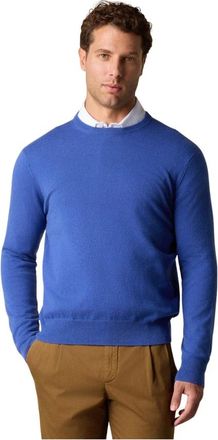 Brooks Brothers Homme, Pulls, Bleu, Taille: S Ras de cou en cachemire