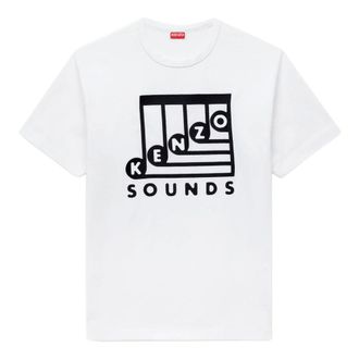 Kenzo T-shirt brod&eacute;e logo - Homme - Tops - Blanc - Taille: S