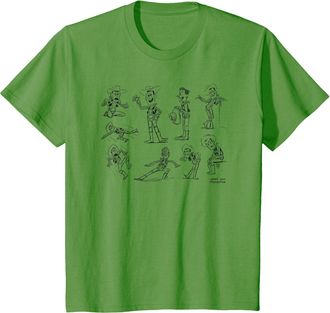 Pixar Disney & Pixars Toy Story Woody Story Concept Art Sketches T-Shirt