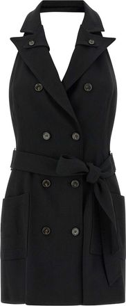 Elisabetta Franchi Robe Au Genou - Noir