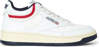 Autry Baskets Open Mid Cuir/Suede Capsule Autry