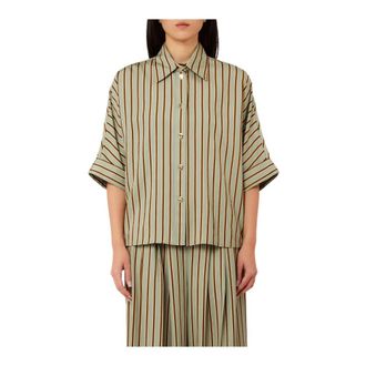 Liu Jo Femme, Blouses et Chemises, Vert, Taille: 36 FR Chemises
