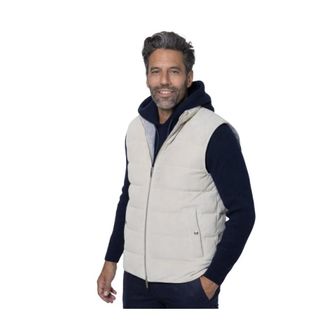 Eleventy Wende-Weste ohne &Auml;rmel - - Jackets - Herren - Grau - XL