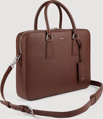 Sandro Briefcase en cuir reconstitu&eacute;