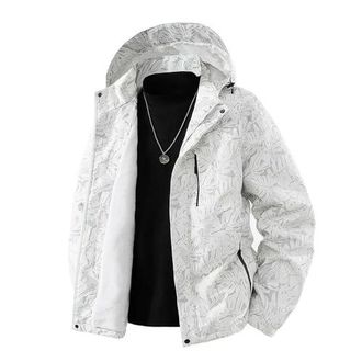 Generic NYSBH Veste Homme Automne Hiver Velours &Eacute;pais Chaud D&eacute;contract&eacute; Ample Mode Confortable Tendance Veste Homme, blanc, 3XL