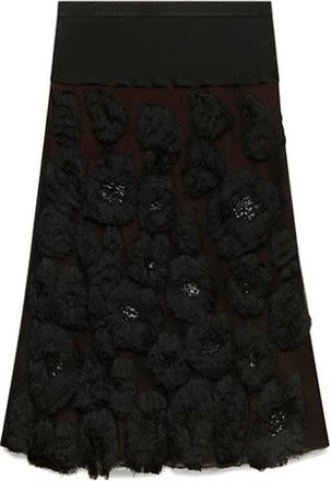 Marni Femme, Jupes, Noir, Taille: 38 FR Jupe midi