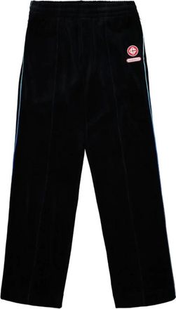 Casablanca Homme, Pantalons, Noir, Taille: XL Gradient Piping Velour Track Pants