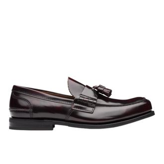 Churchs Mocassino Bookbinder Fum&eacute; con Nappine Forma G - - Shoes - Herren - Rot - 39 1/2 EU
