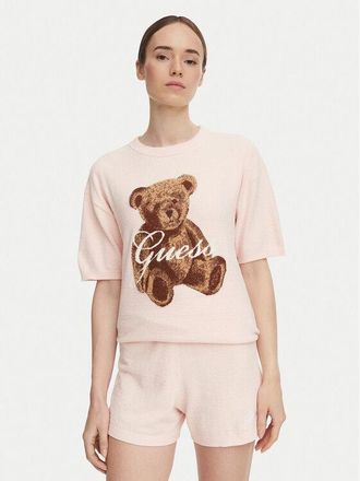 Guess T-Shirt O6BR03 Z1145 Hellrosa Regular Fit