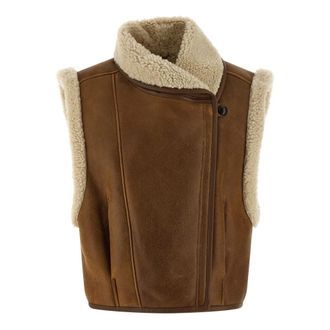 Isabel Marant Alime Weste - - Jackets - Damen - Braun - XS