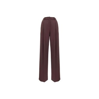 Elisabetta Franchi Wide Hosen - - Trousers - Damen - Rot - XL