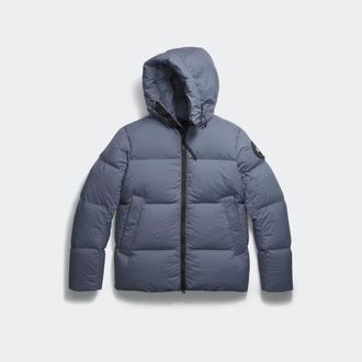 Canada Goose Crofton Steppjacke aus EnduraLuxe - Black Label (M&auml;nnlich, Ozone Blue, XS)
