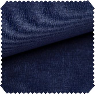 Novely ISSUM samtig Flauschiger Möbelstoff in 21 Farben Polsterstoff | Meterware | 1lfm (27 Dunkelblau)