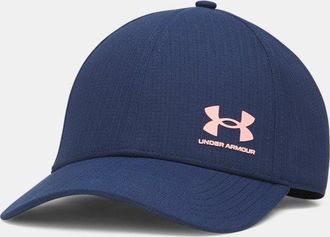 Under Armour ArmourVent Low Verstellbare Kappe f&uuml;r Herren Blau Smoke / Washed Blaue Marine Einheitsgr&ouml;sse