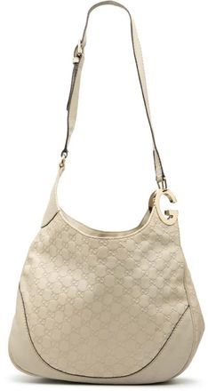 Gucci Hobo Bags - Guccissima Charlotte Crossbody - Gr. unisize - in Wei&szlig; - f&uuml;r Damen