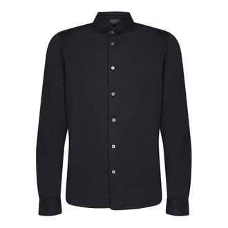 Dell'Oglio Schwarze Hemden Heben Stil - - Shirts - Herren - Schwarzk - M