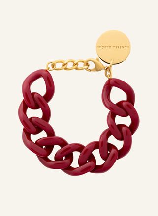 Vanessa Baroni Vanessa Baroni Armband Flat Chain Bracelet Bordeaux By Glambou gold