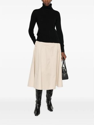 Aragona Cashmere Roll-Neck Sweater - Black