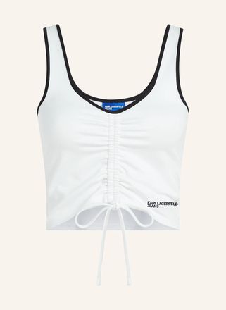 Karl Lagerfeld Karl Lagerfeld Jeans Top weiss