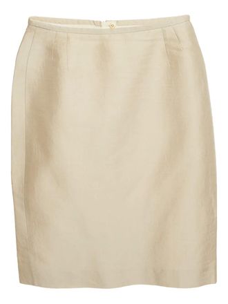 Armani Bleistiftrock mit Jacquardmuster - Nude