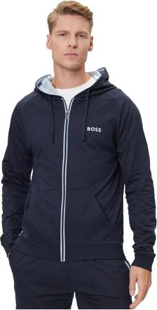 HUGO BOSS Homme, Sweatshirts et sweats &agrave; capuche, Bleu, Taille: M Sweat &agrave; capuche zipp&eacute;