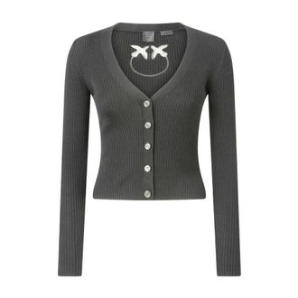 Pinko Tilacino Woll-Cardigan - - Knitwear - Damen - Grau - L