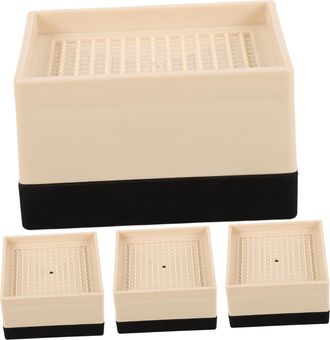 Holibanna 4 Stück Teiliges Möbel Erhöhungsset aus Strapazierfähigem rutschfeste Füße für Bett Stuhl und Tisch Hohe Antirutsch Pads Belastbare Möbelunterlagen fü