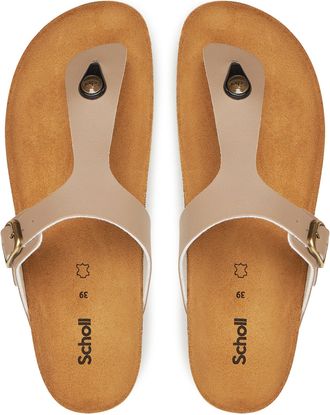 Scholl Zehentrenner Scholl Nicole F32175 Braun