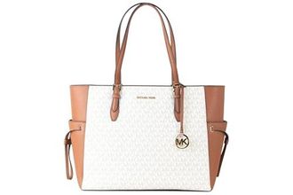 Michael Kors Gilly Large Jet Set Travel Drawstring Tote Vanilla MK Signature