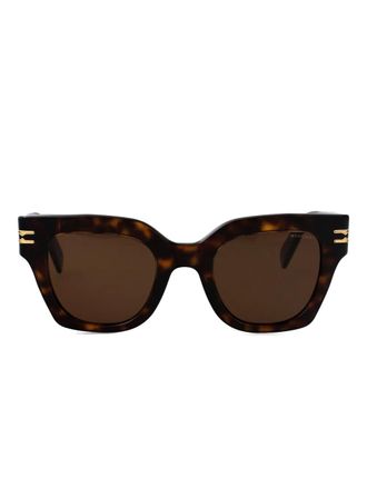 Bulgari Sonnenbrille mit Cat-Eye-Gestell - Braun