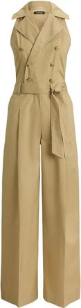 Ralph Lauren Femme, Combinaisons et Ensembles, Beige, Taille: 32 FR Sleeveless Jumpsuit