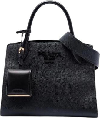 Prada Pre-owned Monochrome Satchel - Femme - Pre-owned - Noir - Taille: ONE Size