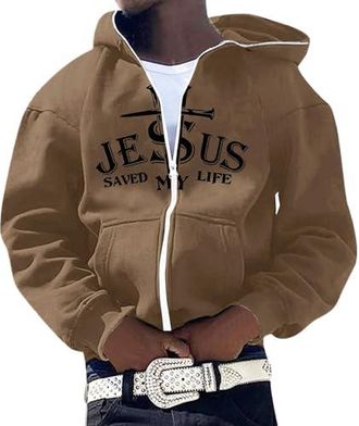 Generic Sweat a Capuche Homme Hooded Sweatshirt Tendances Mode Hiver Homme, Veste Manteau D&eacute;contract&eacute;e pour Toutes Occasions