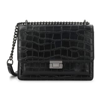 Kazar Femme, Sacs, Noir, Taille: ONE Size Sac &agrave; main en cuir gaufr&eacute;