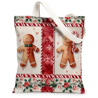 Generic Sacs fourre-tout en toile de pain d&eacute;pices, sacs &agrave; provisions r&eacute;utilisables, sacs &agrave; provisions r&eacute;utilisables, l&eacute;gers et lavables, Rouge, 13x15 Inch