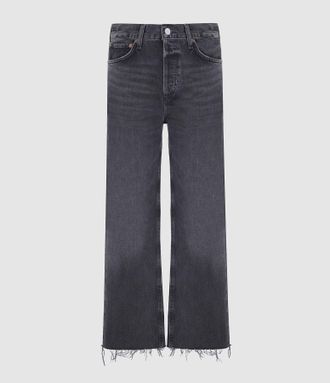 A Gold E Jean Ren High Rise Wide Leg Arcane