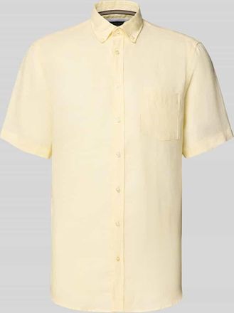 Christian Berg Regular Fit Freizeithemd aus Leinen